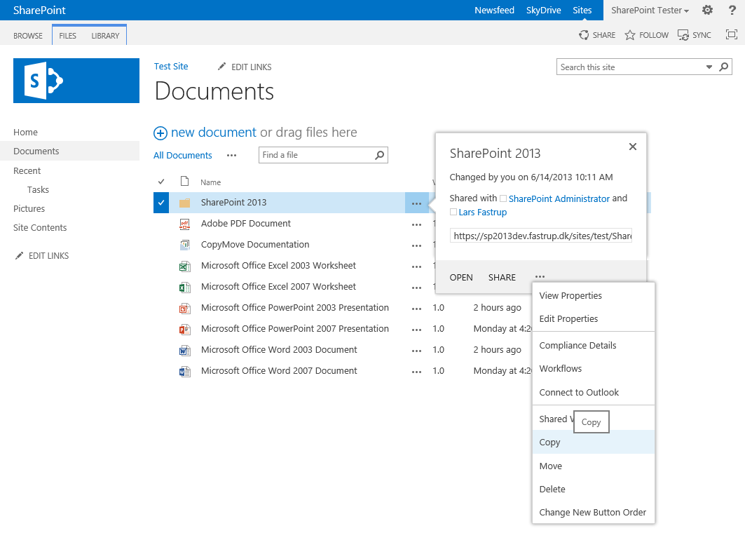 CopyMove For SharePoint 2013